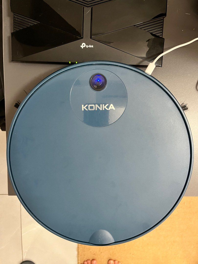 KONKA robot vacuum (fantastic tool to pick up hair and cat fur), TV ...
