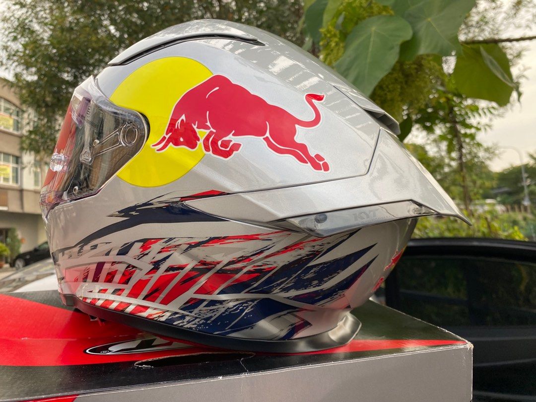 KYT R2R FULLFACE RED BULL EDITION, Auto Accessories on Carousell