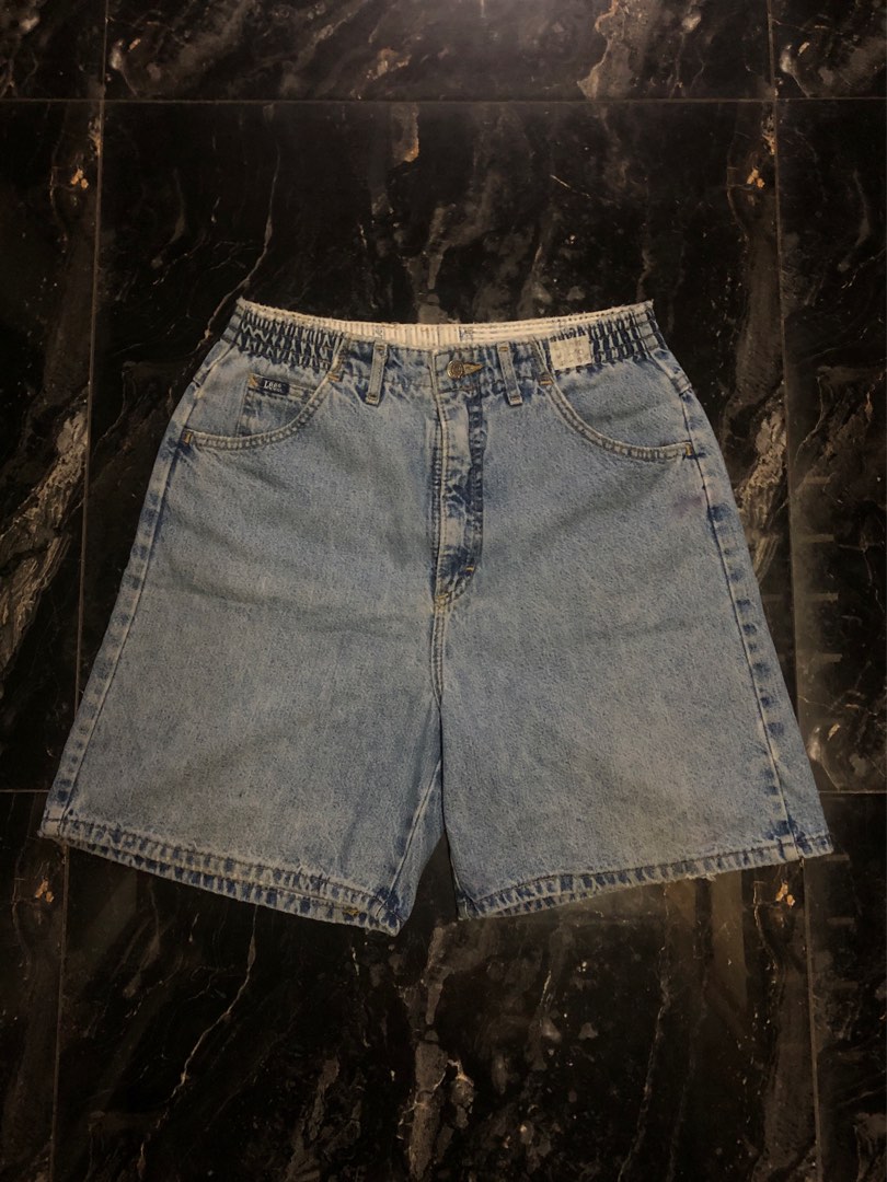 LEE DENIM WASHED JORTS, Men's Fashion, Bottoms, Shorts on Carousell