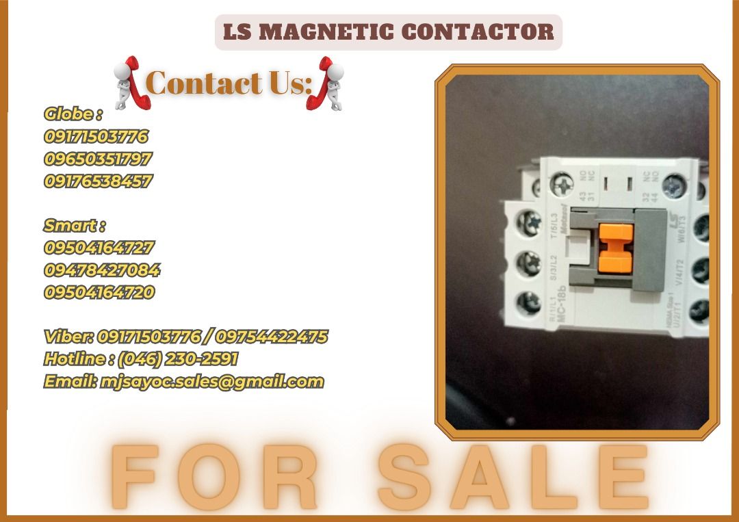 LS MAGNETIC CONTACTOR MC-18B COIL VOLTAGE 220V, Commercial & Industrial ...