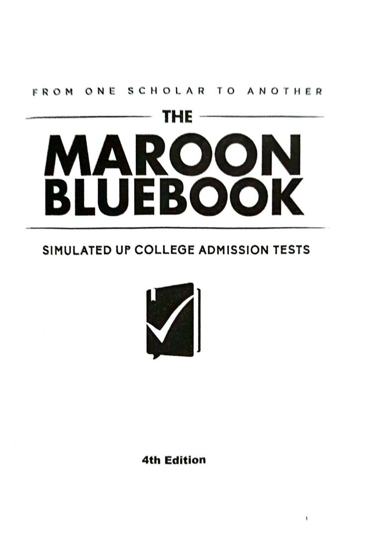 Maroon Bluebook 4th Edition (PDF / Scanned Copy), Hobbies & Toys, Books ...