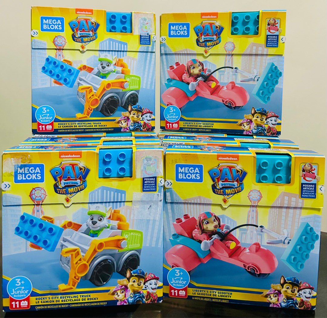 Mega Bloks Nickelodeon Paw Patrol Brick Building Set, 11pcs; SRP: ₱1199 ...