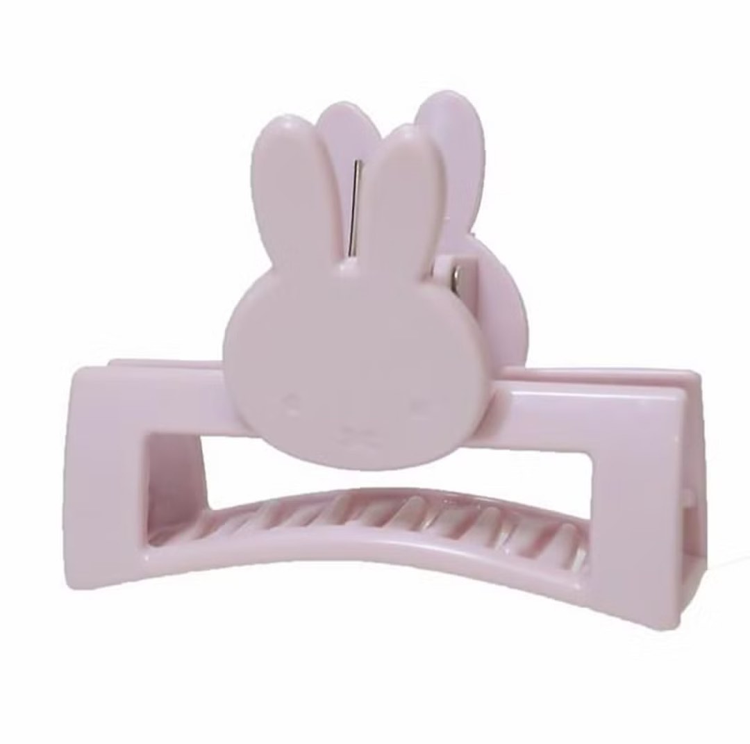 【MIFFYx日本 Shobido Return】大頭簍空抓夾(粉色）, 女裝, 手錶及配件, 髮飾 - Carousell