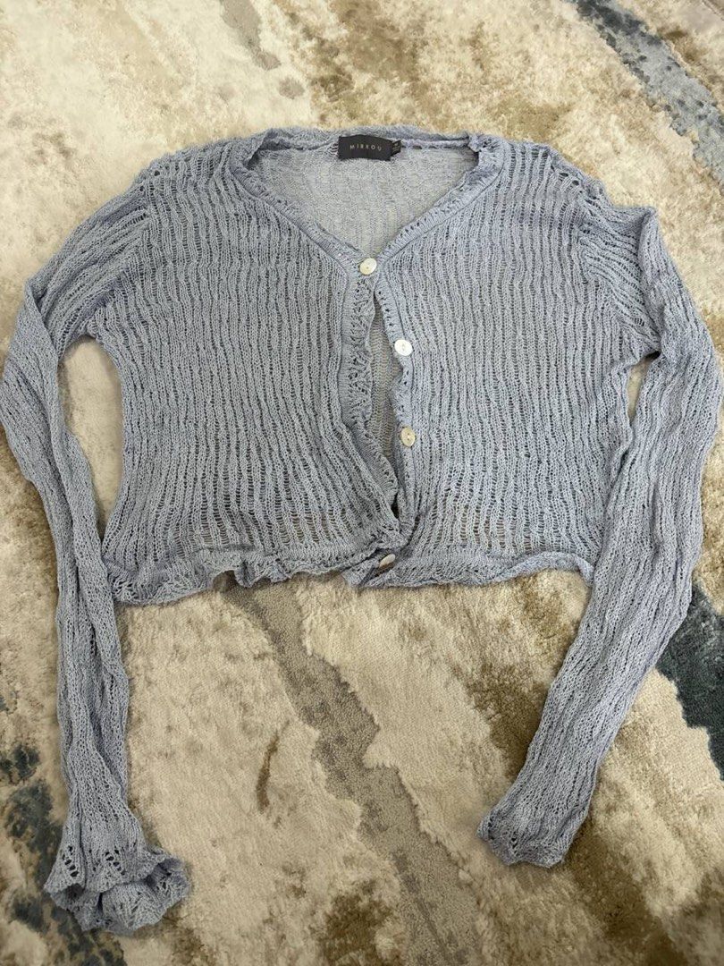 MIRROU CARDIGAN, Women's Fashion, Tops, Longsleeves on Carousell