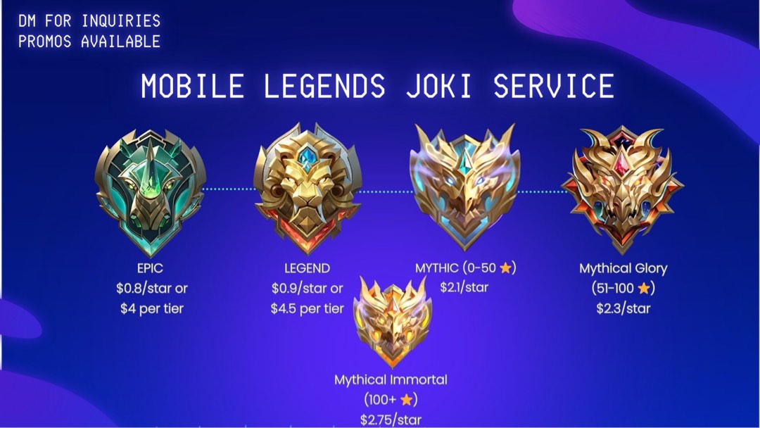 MOBILE LEGENDS S33 CHEAPEST BOOSTING JOKI SERVICE!! PROMO AVAILABLE ...