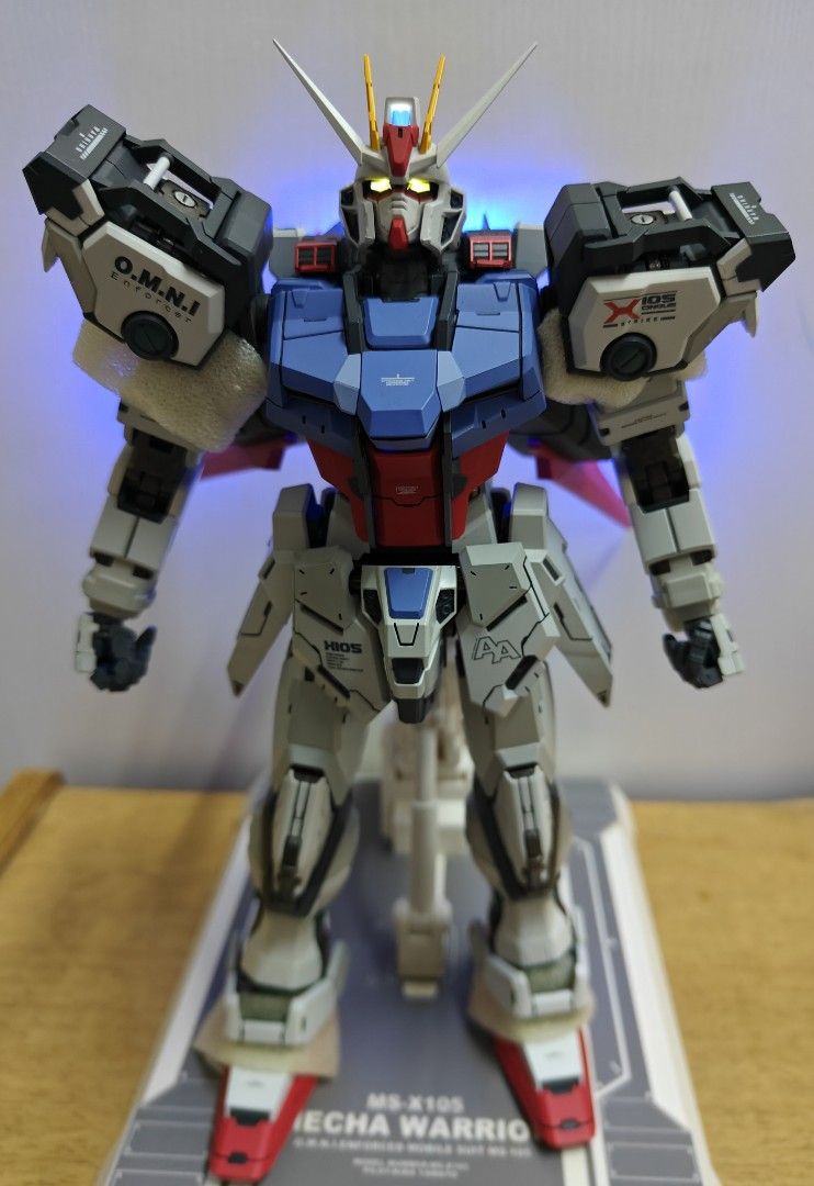 Moshow 模壽 突擊高達 Metal Build Plus Strike Gundam seed 空裝 Alie Mecha ...