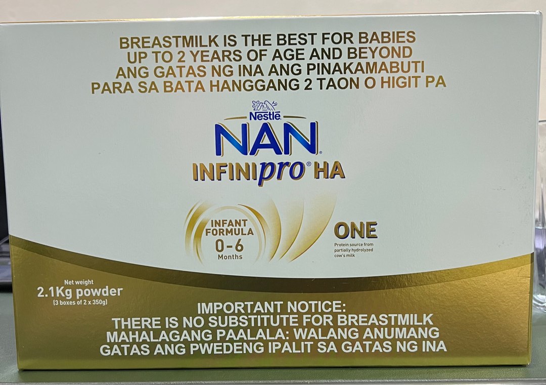 NAN Infinipro HA 0-6 mos Formula, Babies & Kids, Nursing & Feeding ...