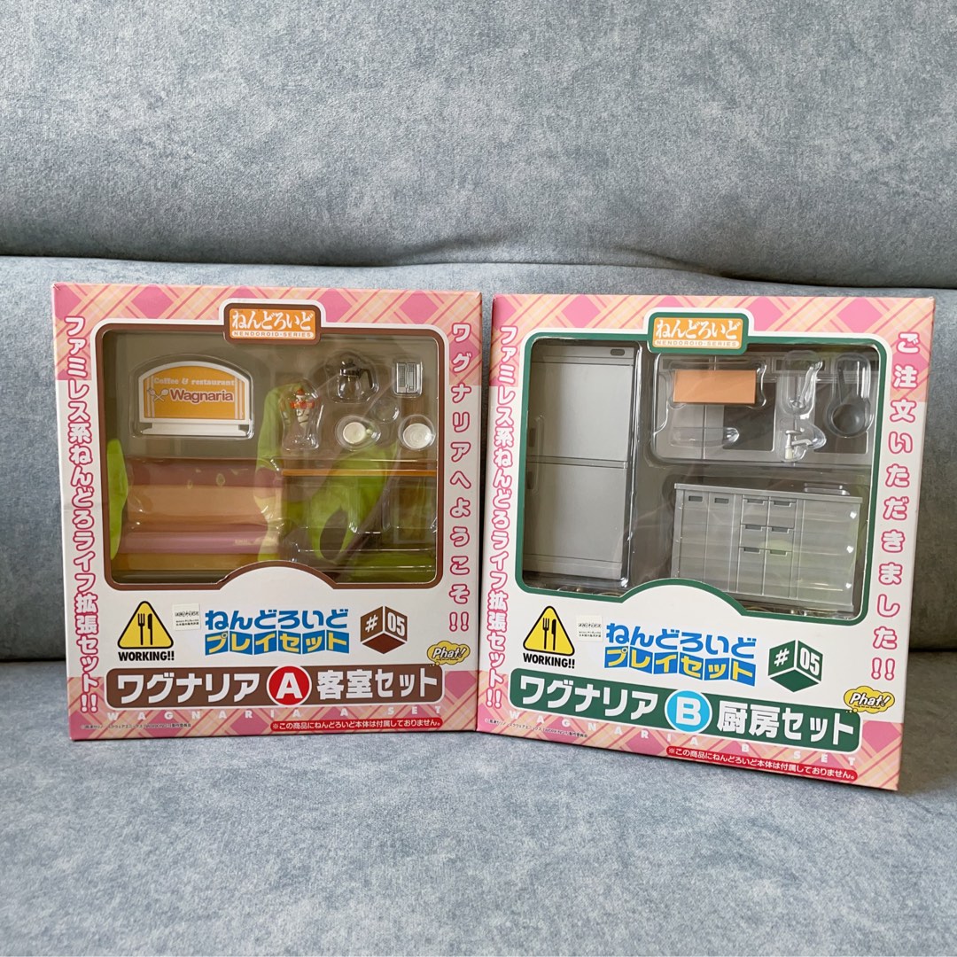 Nendoroid Playset #5 Wagnaria A Customer Seating + Wagnaria B Kitchen ...