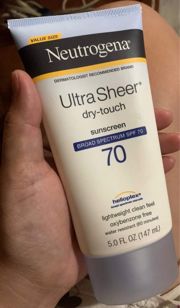 Neutrogena Ultra Sheer Sunscreen SPF70 147ml, Beauty & Personal Care ...