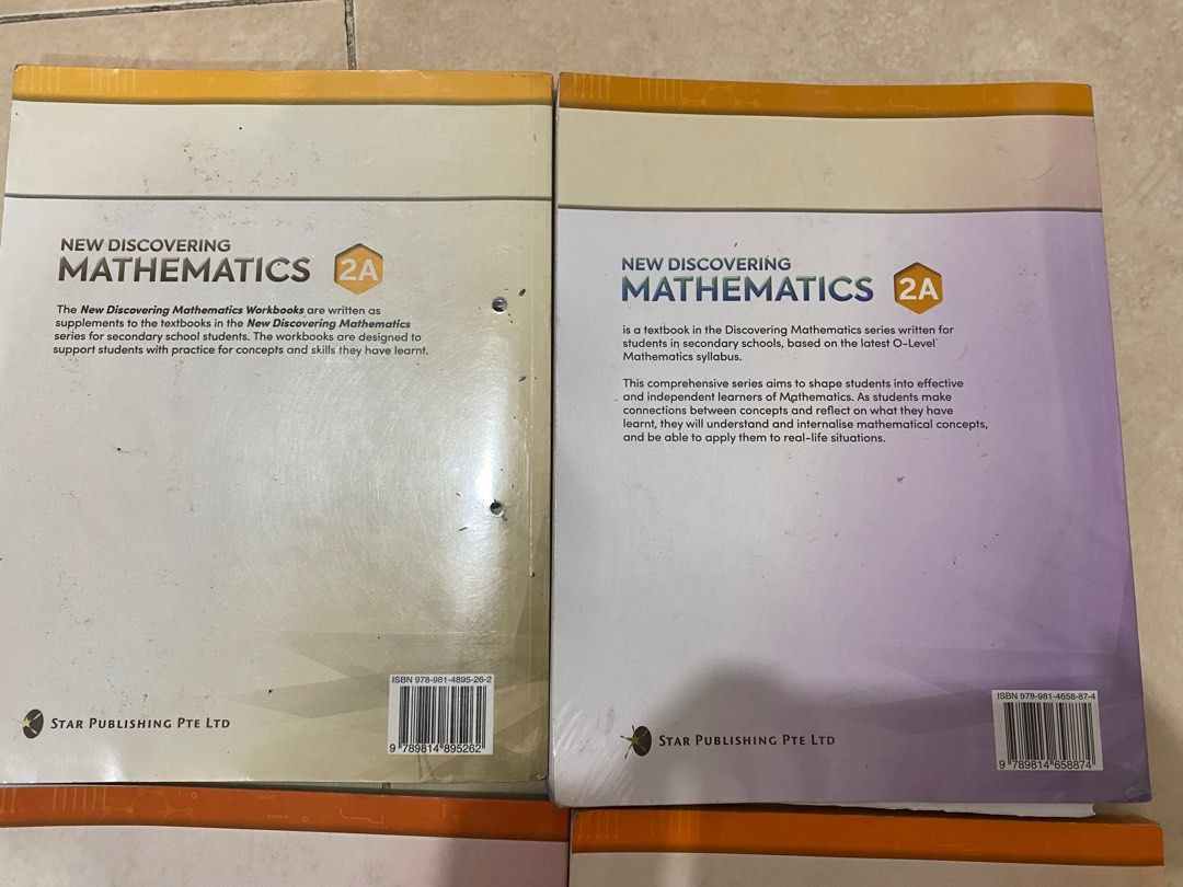 NEW DISCOVERING MATHEMATICS 2A & 2B textbook & workbook, Buku & Alat Tulis, Buku Pelajaran di ...
