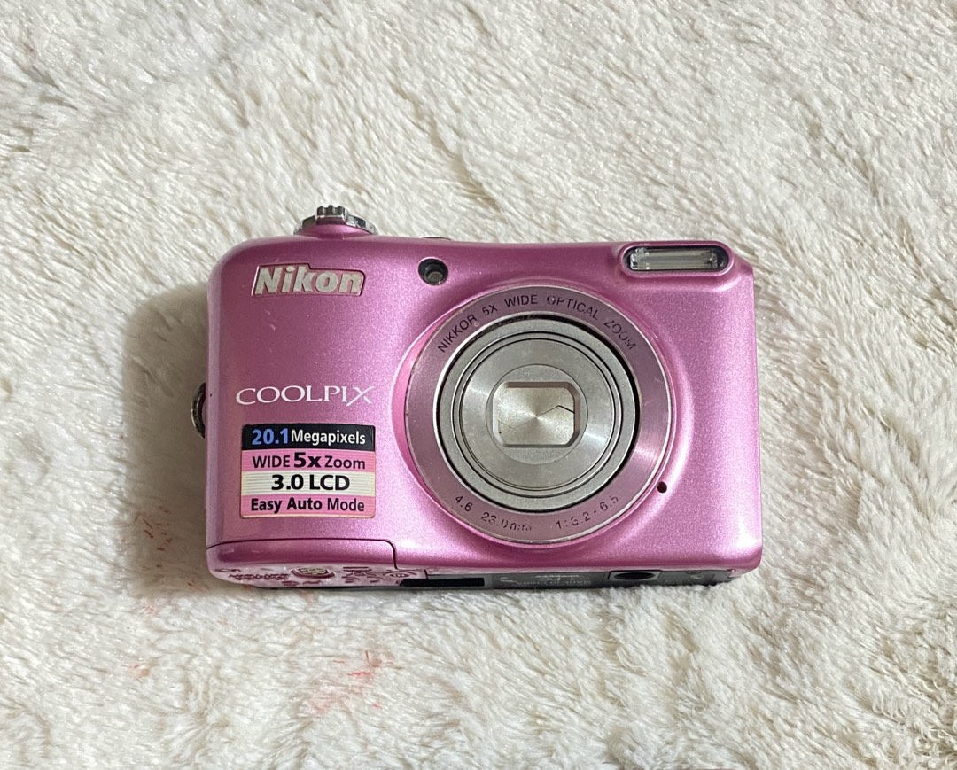 Nikon Coolpix L28 (Pink) Digicam, Photography, Cameras on Carousell