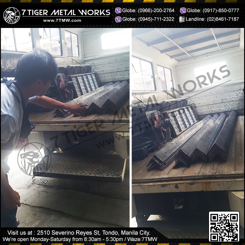 Order of Angle Bar 8mm THK W/ Holes Of 12mm For Anchor Bolt, Commercial ...