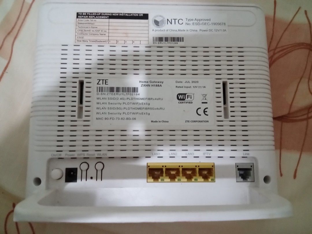 Pldt wifi router, Computers & Tech, Office & Business Technology on ...
