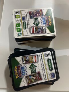 100 pokemon TCG code cards, Hobbies & Toys, Toys & Games on Carousell