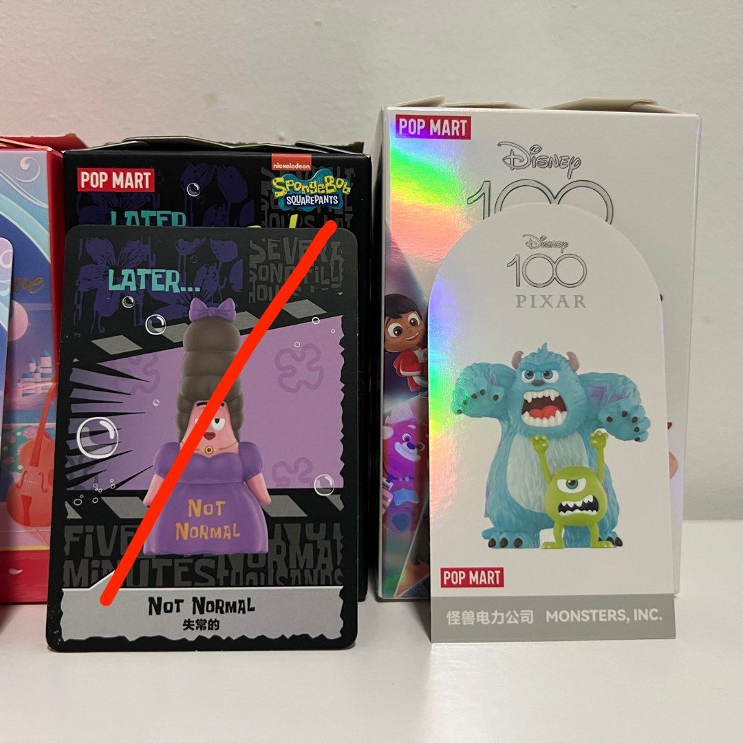 Popmart Assorted Disney Pixar/ Line / Pink Panther / Spongebob ...