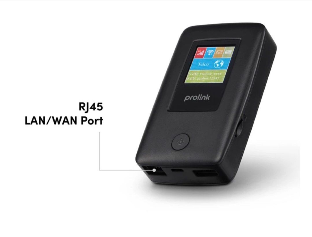 Prolink DL-7203E 4G LTE Mobile Wi-Fi with RJ45 Lan Port and Powerbank ...