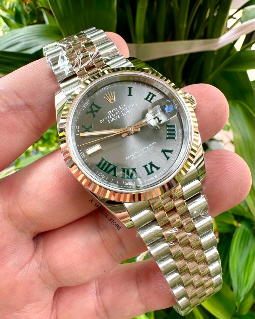 Rolex Datejust 126231 Wimbledon, Luxury, Watches on Carousell