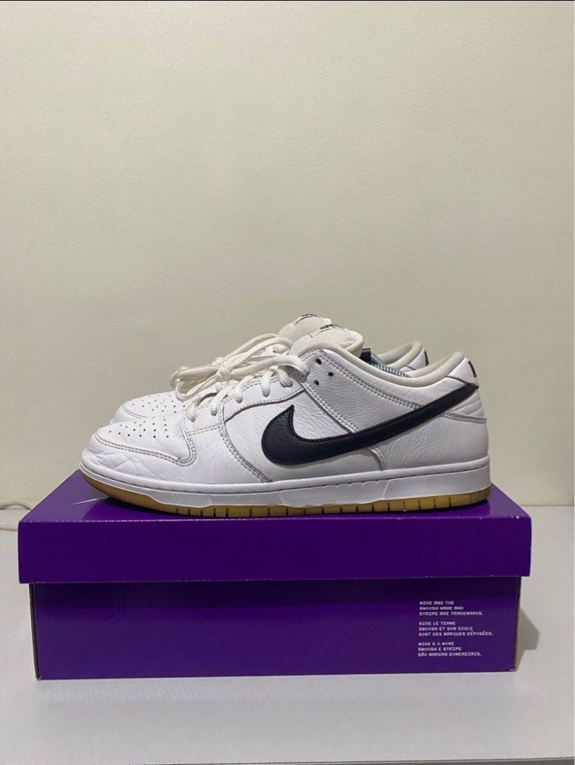 Sb dunk low white gum sol, Men's Fashion, Footwear, Sneakers on Carousell