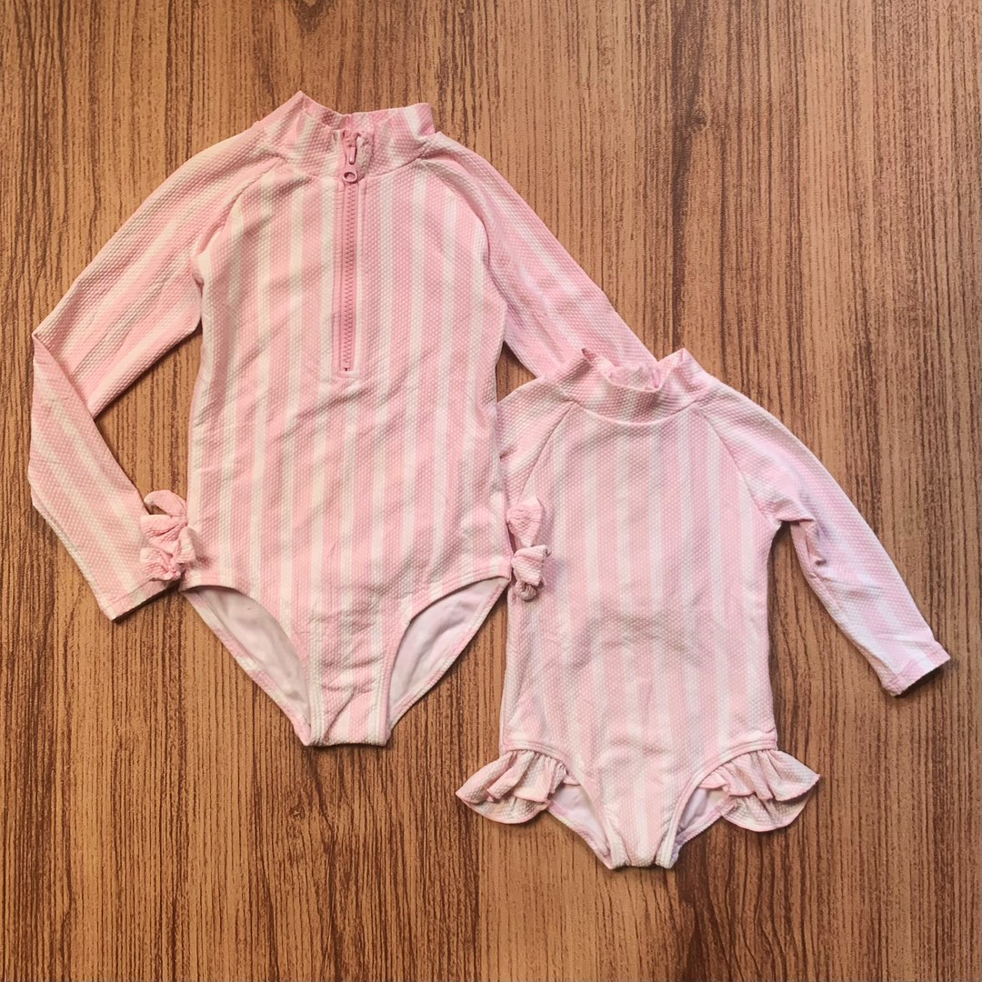 SEED HERITAGE GIRLS RASHSUITS, Bayi & Anak, Baju Bayi di Carousell