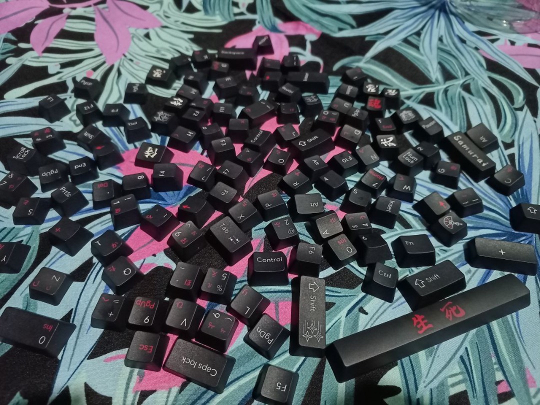 Selling!!! Samurai Japanese Keycaps for Mechanical Keyboard, Mobile ...