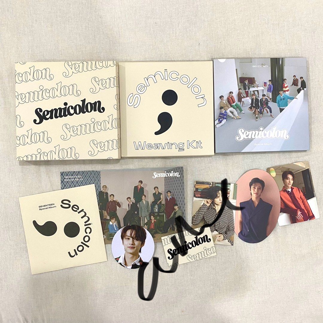 SEMICOLON ALBUM SEVENTEEN SVT, Hobbies & Toys, Collectibles ...