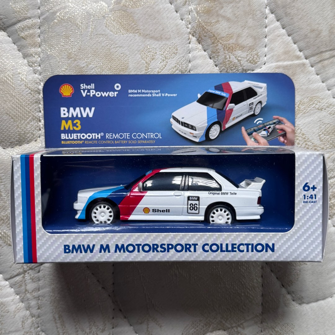Shell V-Power BMW E30 M3 M Motorsport Collection Minichamps, 興趣及遊戲, 玩具 ...