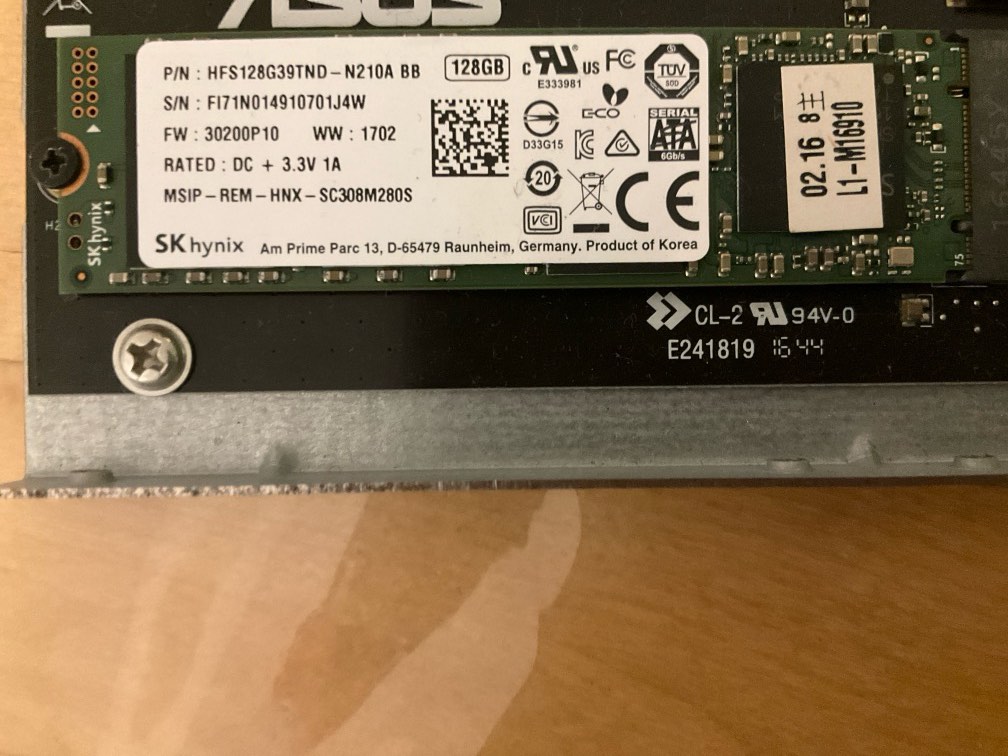 SK Hynix 128GB M2 Sata SSD, Computers & Tech, Parts & Accessories ...