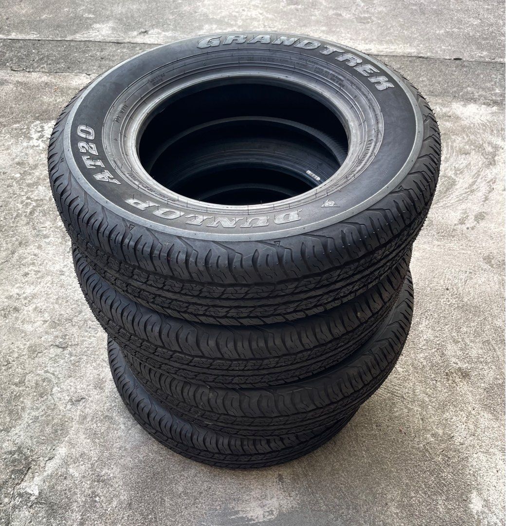 Suzuki Jimny Tires Dunlop AT20 Grandtrek 195 80 R15, Car Parts ...