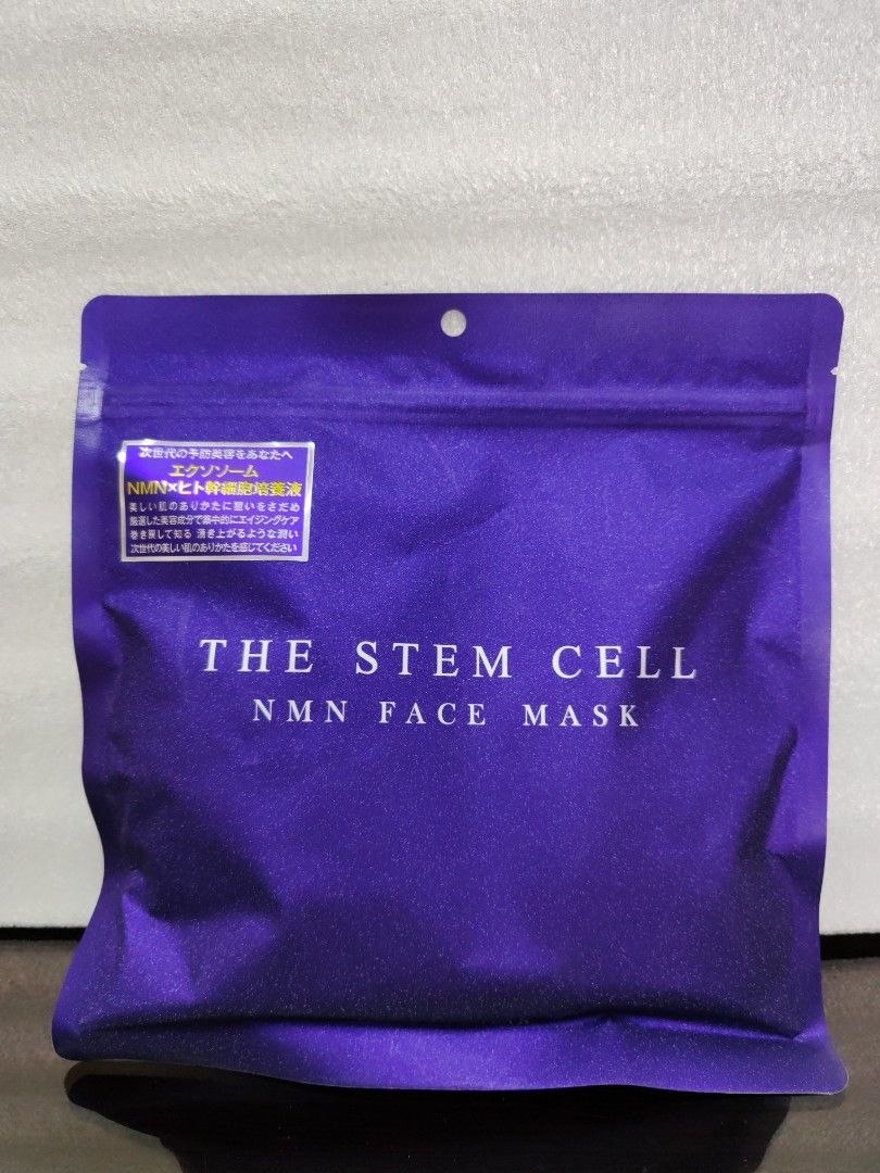 日本 The Stem Cell NMN Mask 幹細胞精華面膜30張, 美容＆個人護理, 健康及美容 - 皮膚護理, 面部 - 面部護理 - Carousell