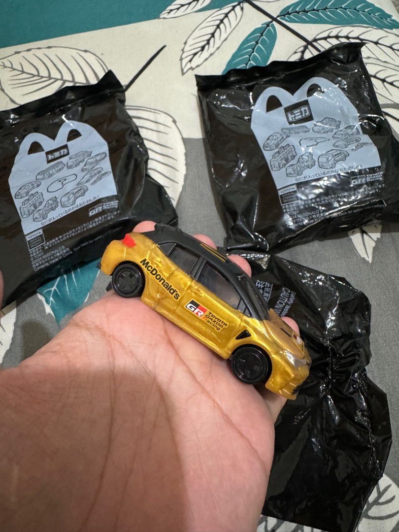 TOMICA MCDO JAPAN EXCLUSIVE GR COROLLA GOLD, Hobbies & Toys, Toys ...