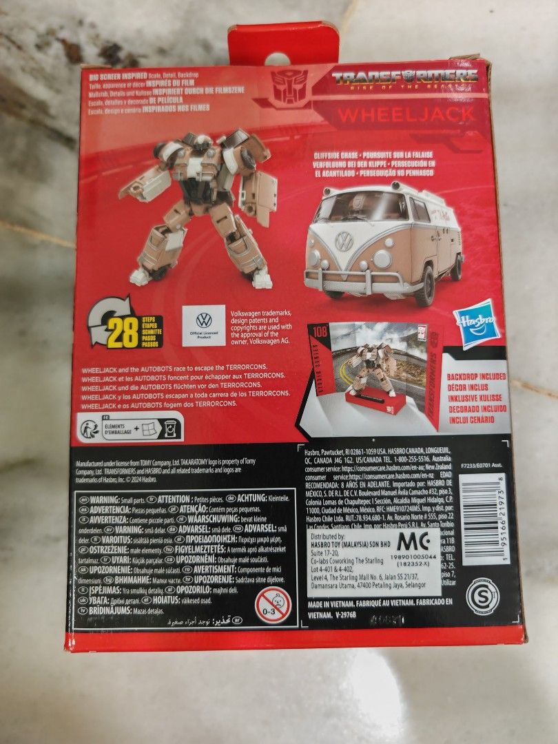 Transformers Studio Series 108 Rise of the Beasts Wheeljack, Hobbies ...