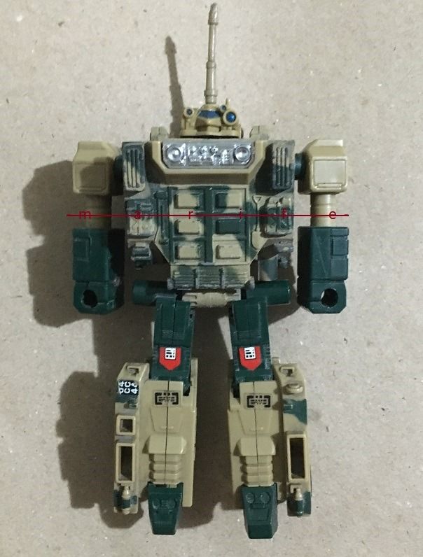 Vintage 1983 Go-Bots Defender tank robot Tonka Bandai gobots diecast ...