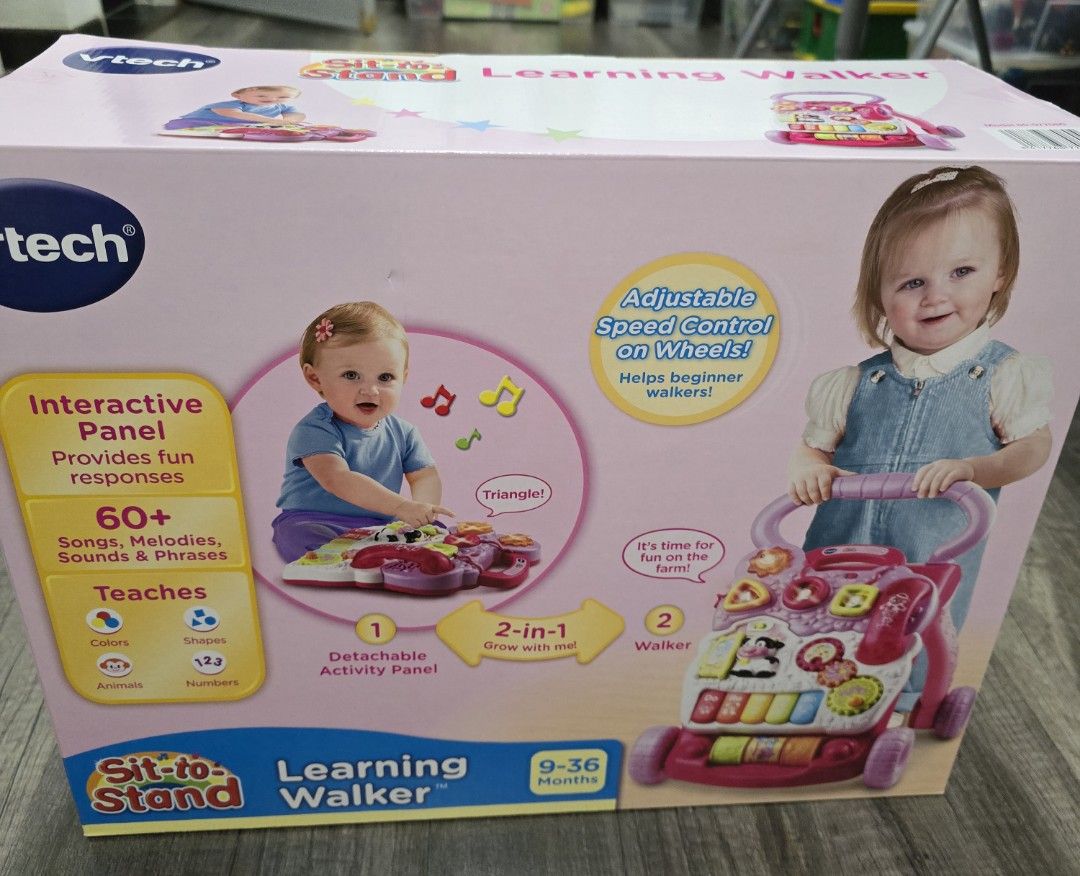 VTech Sit-to-stand learning walker, Babies & Kids, Infant Playtime on ...