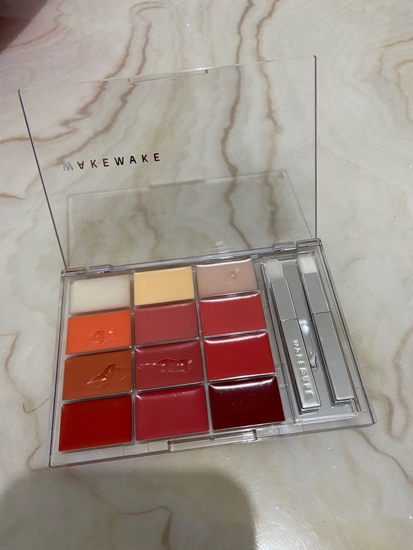 Wake Make Soft Coloring Lip Palette (Shade 2 Peak Peach), Kesehatan & Kecantikan, Rias Wajah di ...