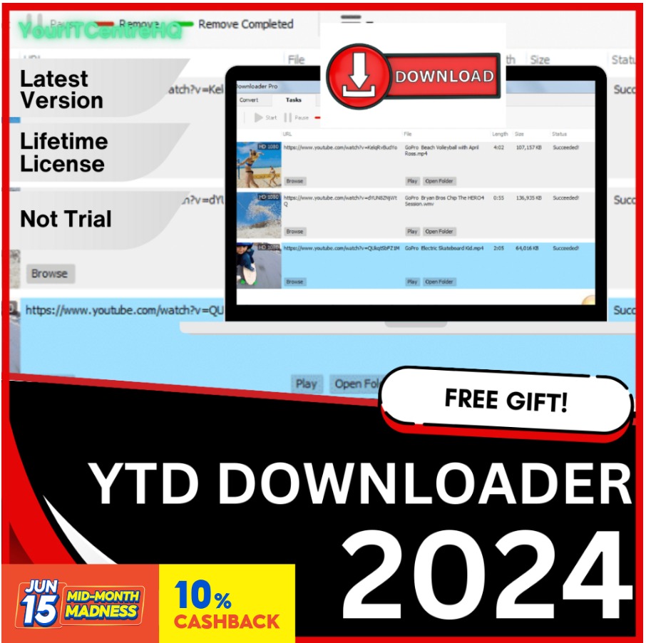 YTD Video Downloader 2024 Version Full Lifetime Use Video Guide ...