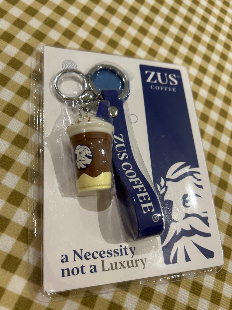 Zus Coffee Keychain, Hobbies & Toys, Collectibles & Memorabilia, Fan ...