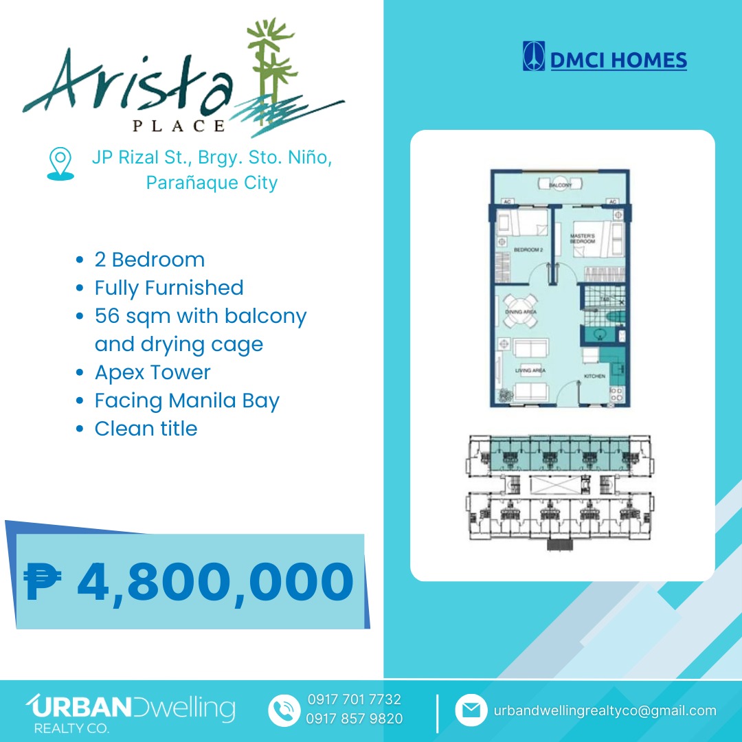 2BR Arista Place, Paranaque City, Property, For Sale, Apartments ...