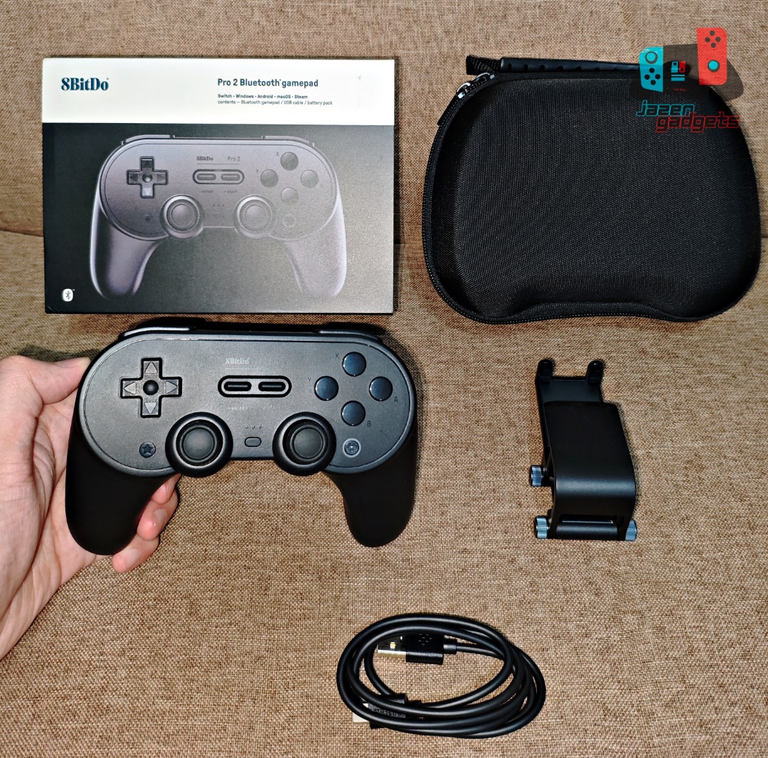 8bitdo Pro 2 Bluetooth Controller, Video Gaming, Gaming Accessories ...
