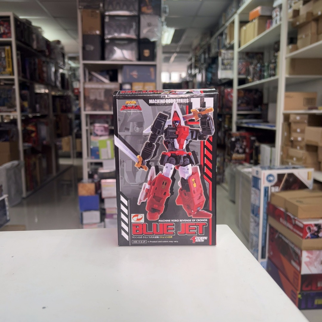 [放得高搵鬍鬚] 不二不議 Action Toys Machine Robo Series Blue Jet 阿積, 興趣及遊戲, 玩具 ...