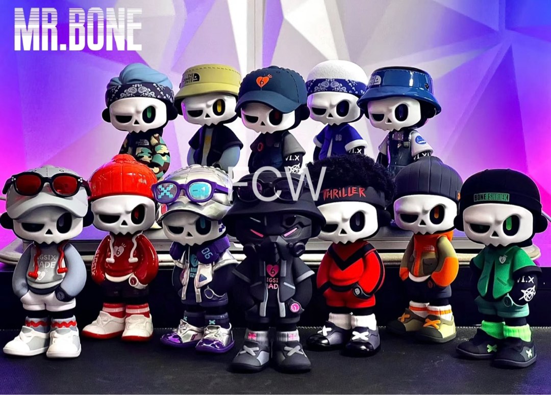 散賣/原盒 骨頭先生 MR BONE 露營 系列 Camping series blind box figure 盲盒 手辦 公仔, 興趣及 ...