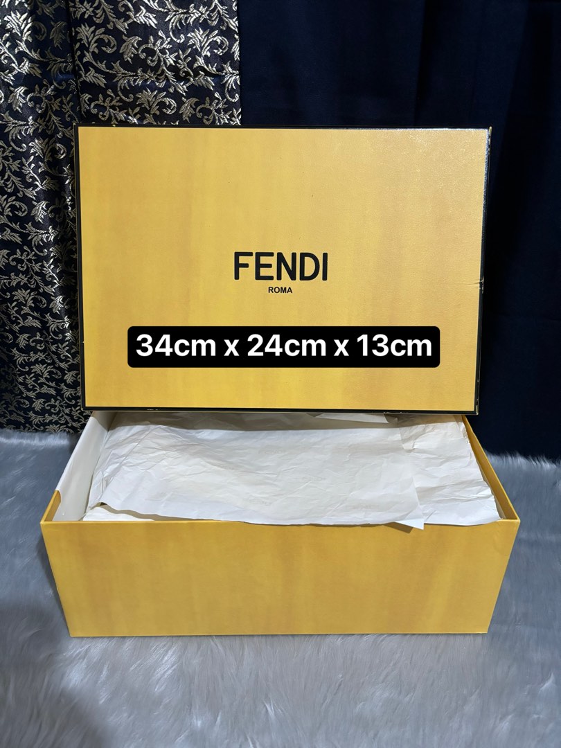 ‼️ Authentic Fendi Large Box, Luxury, Bags & Wallets on Carousell