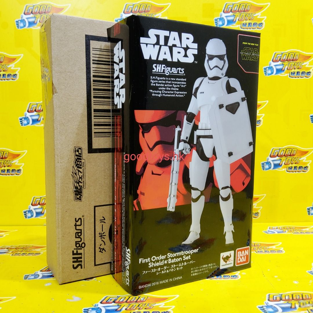 全新未開封 BANDAI 魂商店限定 SHF STAR WARS THE FORCE AWAKENS 星球大戰 FIRST ORDER ...