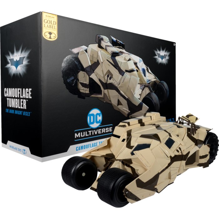 全新現貨 蝙蝠俠坦克車 Bane Batmobile Camo Attack Tumbler DC Multiverse McFarlane ...