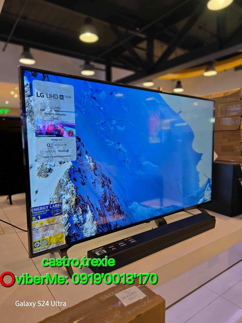 ️ LG 2024 MODEL SMART TV 4K UHD UT8050 SERIES 43UT8050 50UT8050 ...