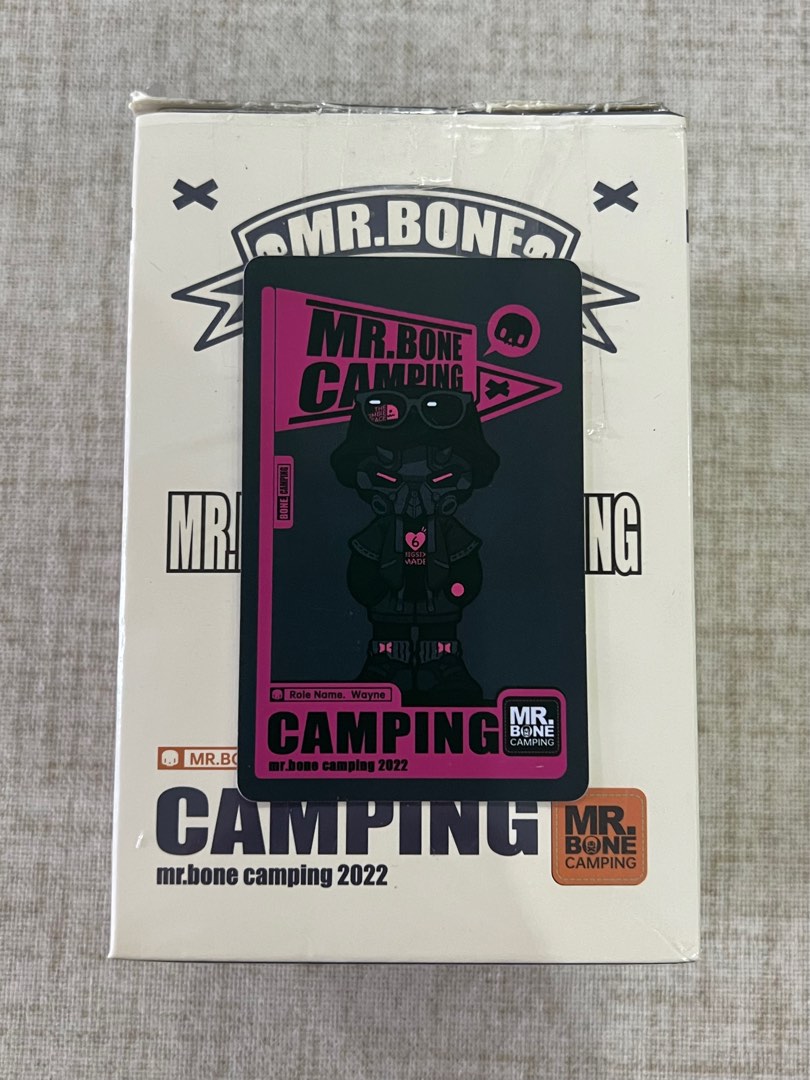 隱藏 wayne 散賣/原盒 骨頭先生 MR BONE 露營 系列 Camping series blind box figure 盲盒 手 ...
