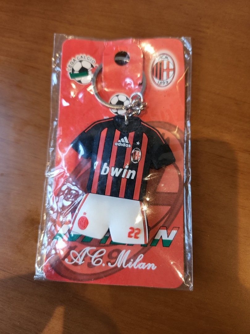 AC Milan Jersey Key Chain, Hobbies & Toys, Memorabilia & Collectibles ...
