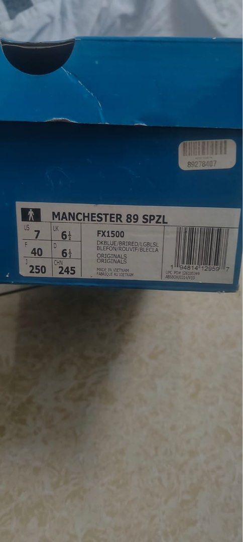 Adidas Spezial Manchester 89, Men's Fashion, Footwear, Casual shoes on ...