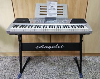 ANGELET 61 KEYs MULTIFUNCTIONAL LCD ELECTRONIC KEYBOARD, Hobbies & Toys ...