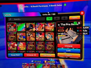 Anime Defenders Units Hakari Evolved $32 Evolved SJW $45 Igris $51 ...