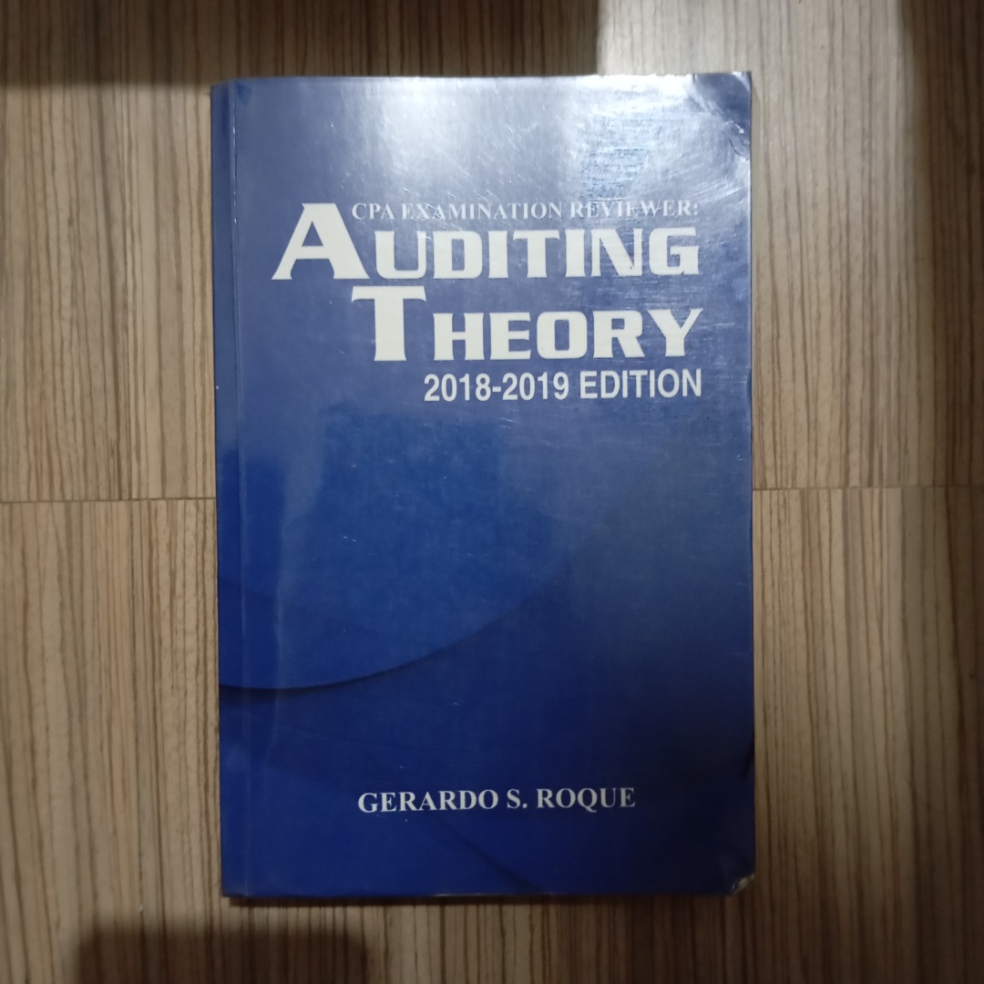 Auditing Theory CPA Examination Reviewer 2018-2019 Edition Roque ...